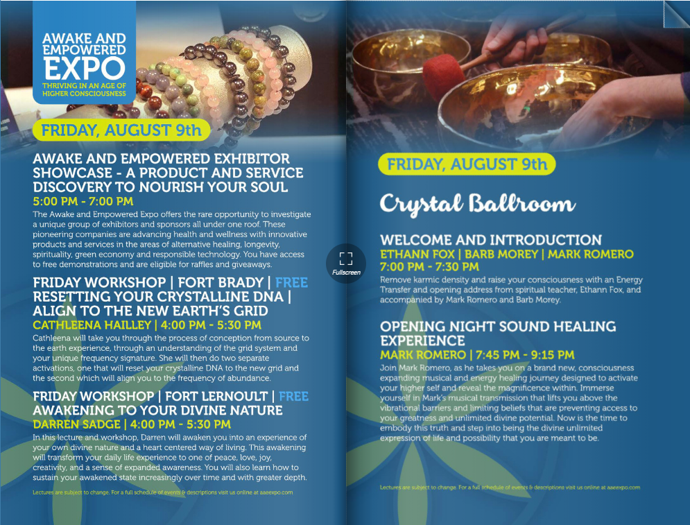 Awake And Empowered Expo Program | Awake and Empowered Expo
